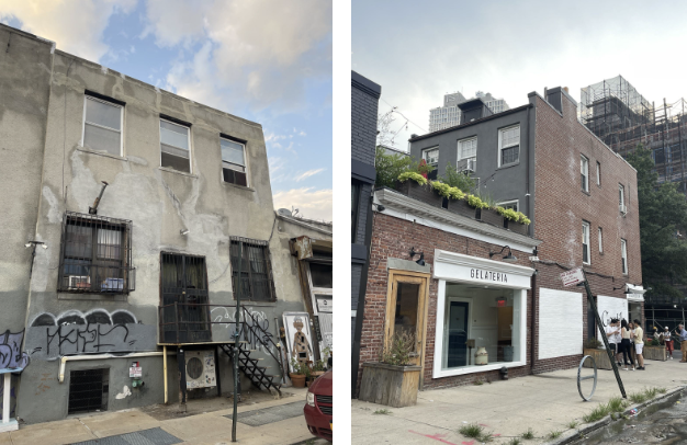 On Bedford and Grand, a graffiti-filled old restaurant selling Chinese takeouts and a newly ...